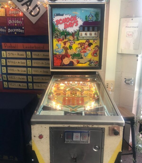 School Days Pinball Debut- Lockwood Elementary School - Project Pinball